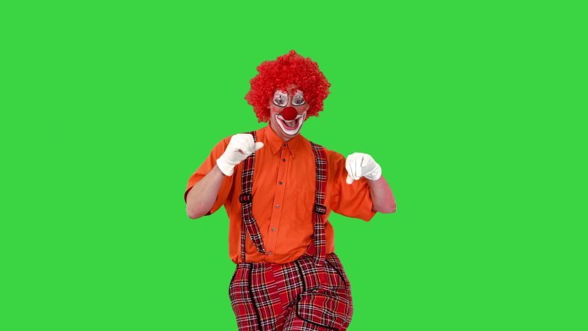 Happy Clown Show Thumbs up Stock Footage Video (100% Royalty-free ...