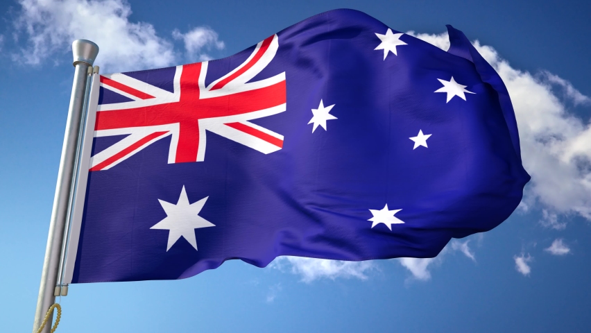 Animated Flag Australia Stock Video Footage - 4K and HD Video Clips ...