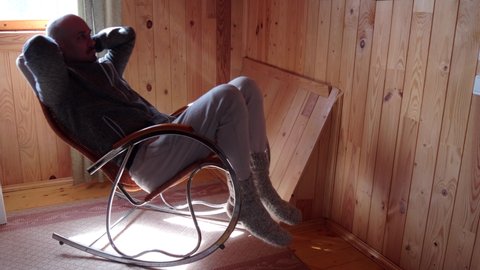 218 Old man rocking chair Stock Video Footage - 4K and HD Video Clips ...