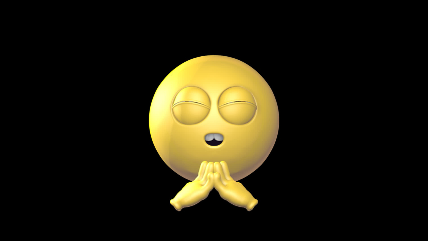 Pray Emoji Stock Video Footage - 4K and HD Video Clips | Shutterstock