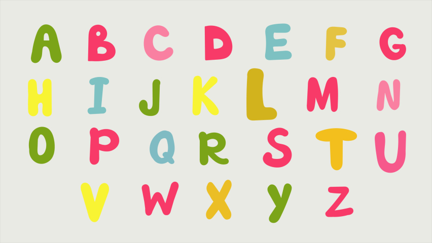 Cartoon letter B animation for teaching children the English alphabet ...