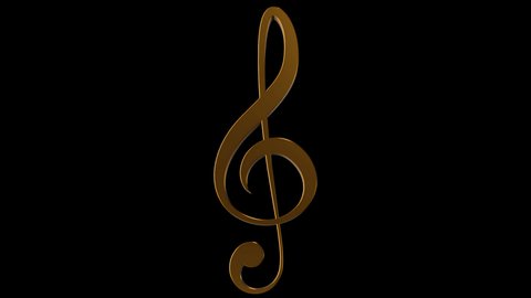 Gold treble clef Stock Video Footage - 4K and HD Video Clips | Shutterstock