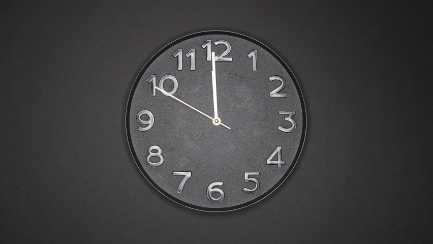 The Time is 12.00 am Stock Footage Video (100% Royalty-free) 1065674041 ...