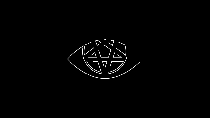 gothic, occult sign with pentagram Signs & Symbols Videos | Creative Market