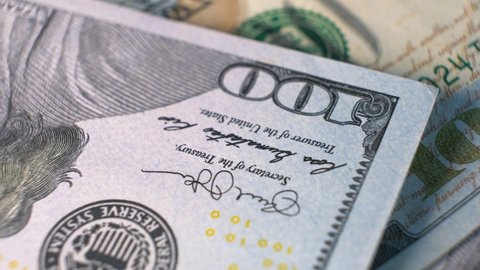 pile american dollars cash money inflation Stock Footage Video (100% ...