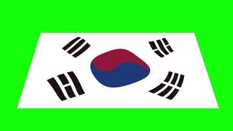 South Korea Flag On Fire Burning Stock Footage Video (100% Royalty-free ...
