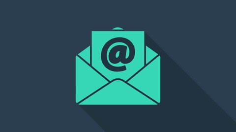 Email Icon Flat Design Stock Vector (Royalty Free) 242534950