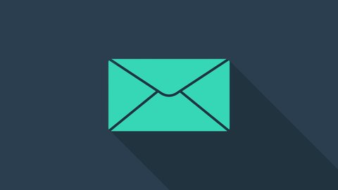 Email Icon Isolated On White Background Stock Vector (Royalty Free ...