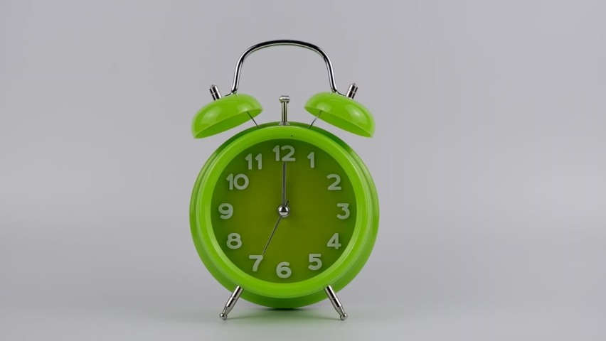 footage clock shows 12 o'clock Stock Footage Video (100% Royalty-free ...