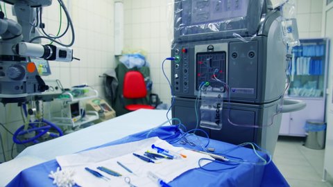 contemporary medical system operating room monitor Stock Footage Video ...