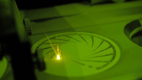 Selective Laser Melting Additive Manufacturing Metal Stock Footage ...