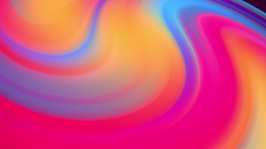 Gradient Rainbow Colors Cyclically Shifting Loop Stock Footage Video ...