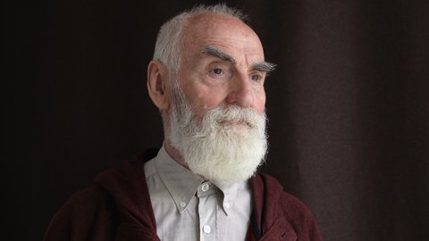 Portrait Male Communist Soldier Long Beard Stock Photo 38071576 ...