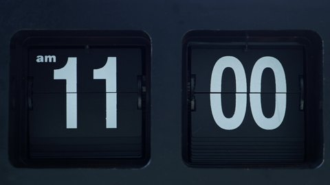 Flip Countdown Timer Vector Clock Counter Stock Vector (Royalty Free ...