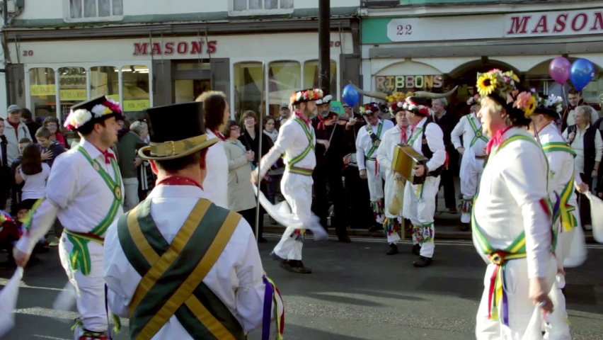 Morris Dancer Costumes Stock Video Footage - 4K and HD Video Clips ...