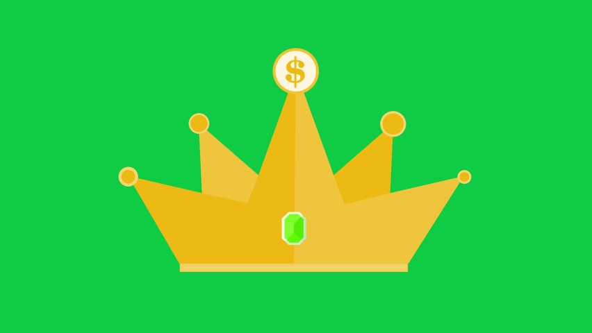 royal crown rotation - isolated alpha Stock Footage Video (100% Royalty ...