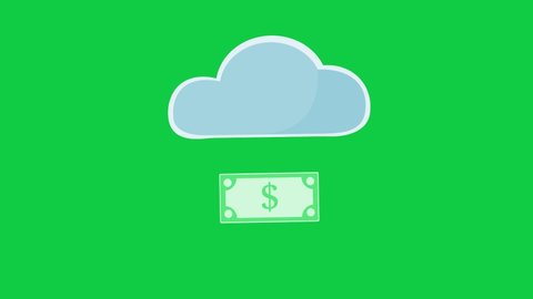 Wallet Animated Icon On Green Screen Stock Footage Video (100% Royalty ...