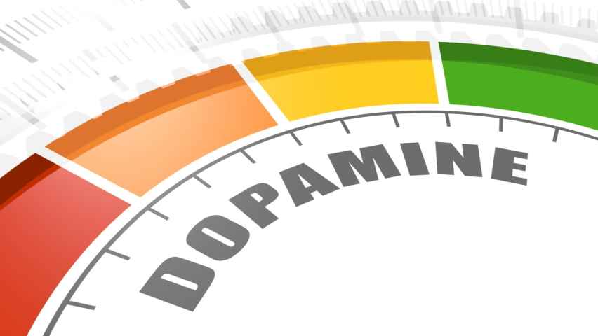 gradient scale hormone dopamine level measuring Stock Footage Video ...