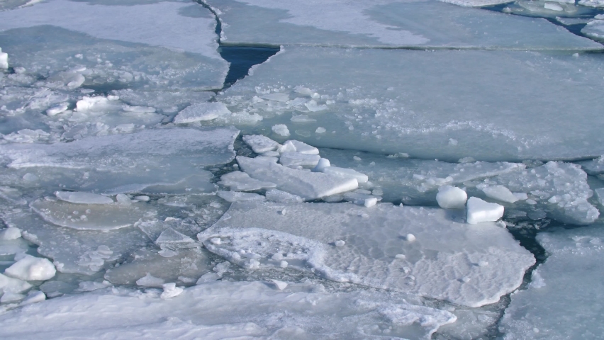 Ice in the Sea, Ice Stock Footage Video (100% Royalty-free) 1066147159 ...