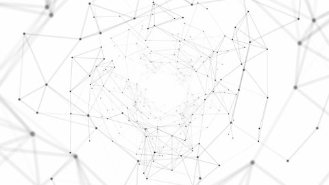 network wave animation connected glass spheres Stock Footage Video (100 ...