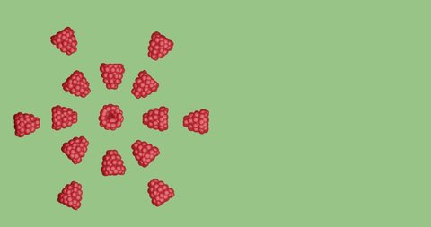 strawberry green screen loop animation Stock Footage Video (100% ...