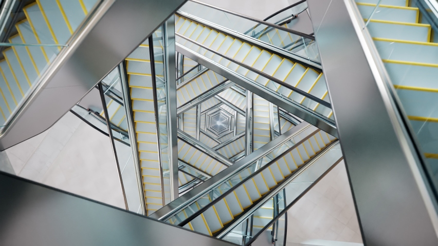 seamless looping animation stairway puzzling labyrinth Stock Footage ...