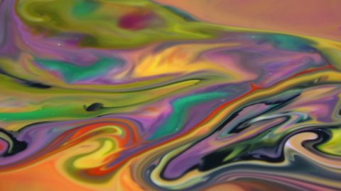 Abstract Infinite Color Loops Explosions Hypnotizing Stock Footage ...