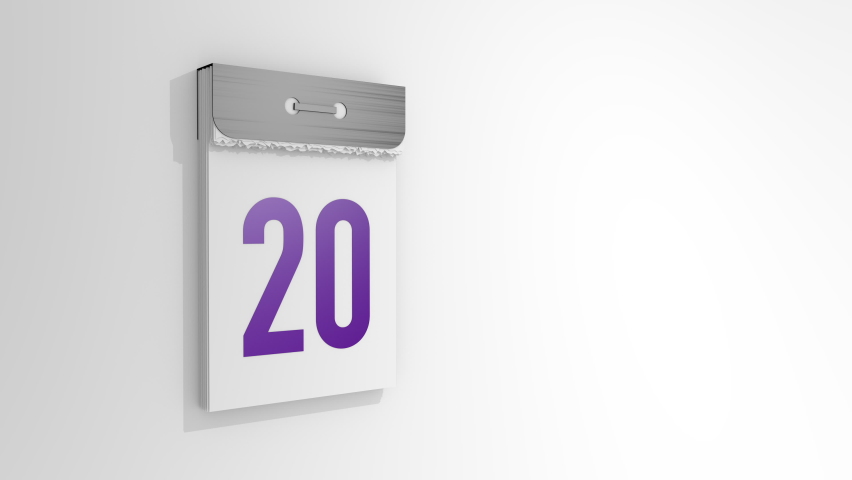 20 seconds simple countdown timer dark Stock Footage Video (100% ...