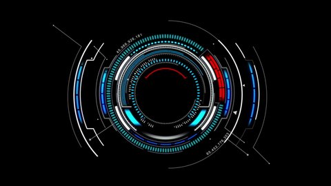 Abstract Technology Circle Set Designicon Editable Stock Vector (Royalty Free) 1614984316 ...