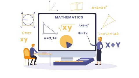 Mathematician Pointer Theorem Proof Stationery Toolscomplex Stock Vector (Royalty Free ...