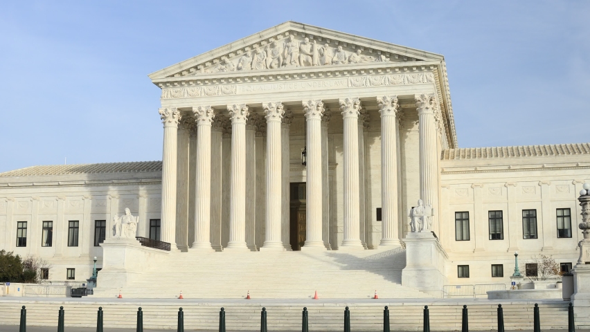 s supreme court building - exterior Stock Footage Video (100% Royalty ...