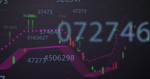 Technology Background Abstract Digital Code Motion Stock Footage Video ...