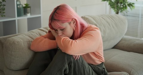 Woman Giving Comfort Her Sad Girlfriend Stock Footage Video (100% ...