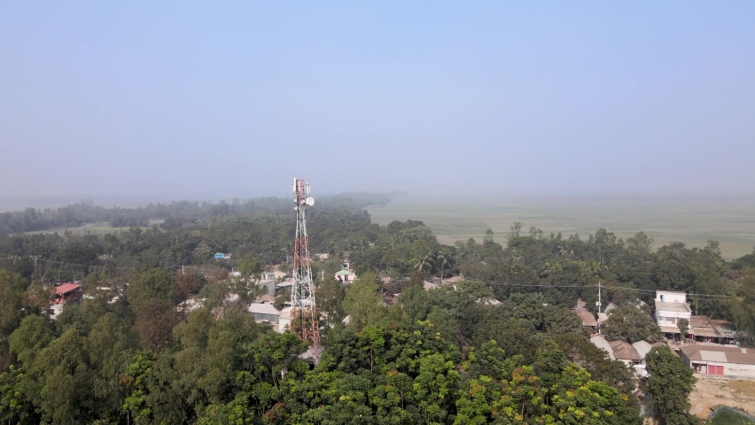 Bangladesh Mobile Tower in the Stock Footage Video (100% Royalty-free ...