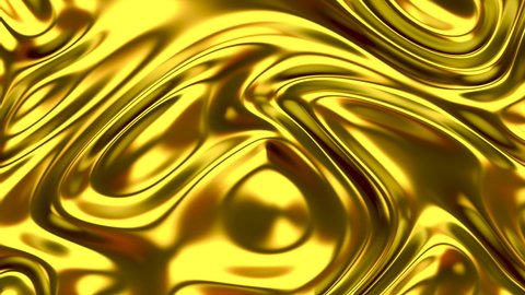 Liquid Gold Ripples Churning Ripples Liquid Stock Footage Video (100% ...