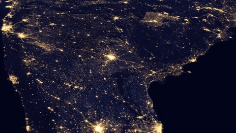 India map satellite view Stock Video Footage - 4K and HD Video Clips ...