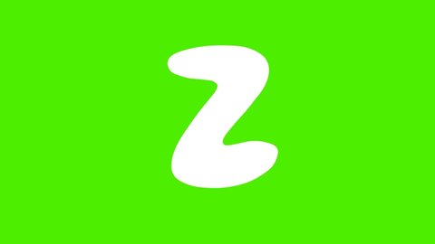 Funny Alphabet Letter R Animation Smoke Stock Footage Video (100% ...