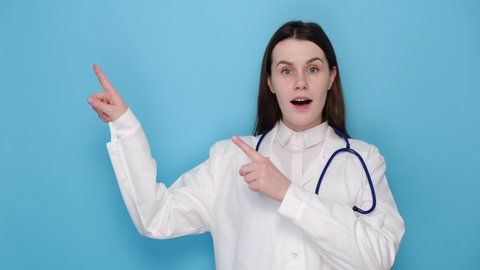 Portrait Beautiful Female Doctor Stock Footage Video (100% Royalty-free ...