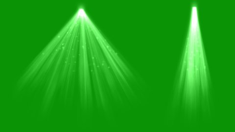 Rays Light Motion Graphics Green Screen Stock Footage Video (100% ...