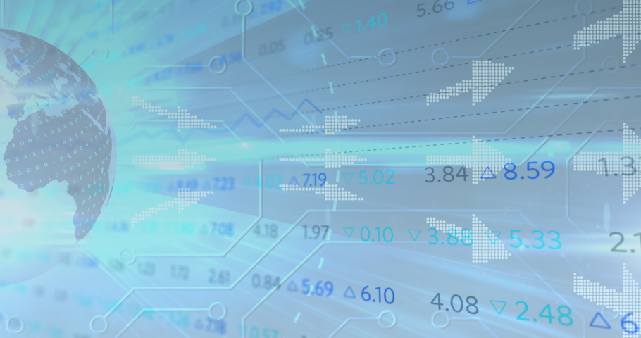 animation moving data information graphs over Stock Footage Video (100% ...