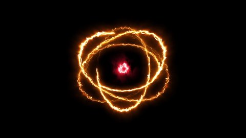 Pentacle Icon Burning Animation Pentagram Icon Stock Footage Video (100 ...