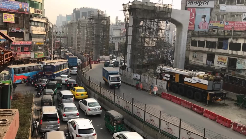 dhaka bangladesh- 30 january 2021 mega Stock Footage Video (100% ...