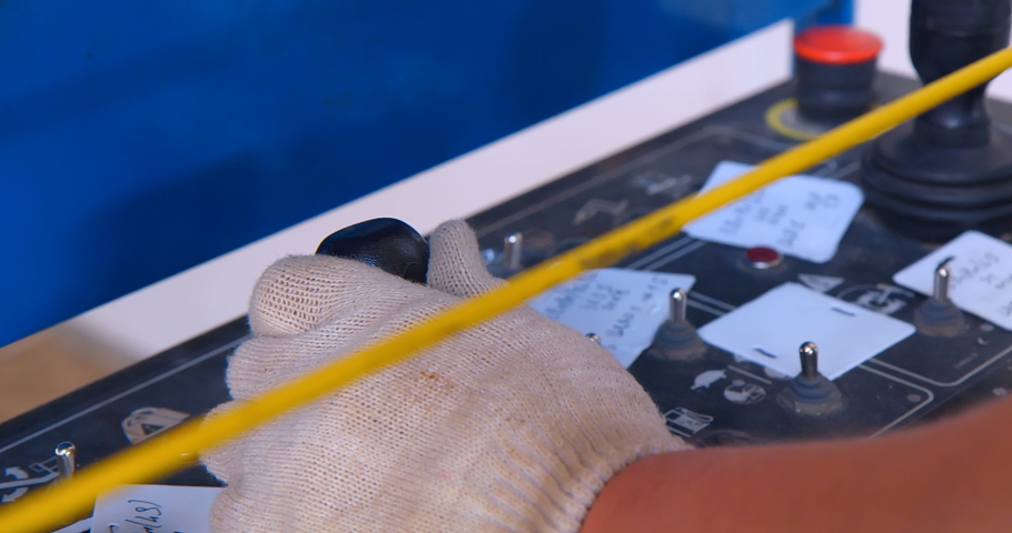 Operators Hands in Gloves, Which, Stock Footage Video (100% Royalty ...