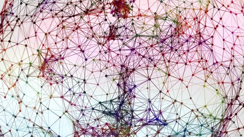Abstract Animation Plexus Gradient Background Science Stock Footage ...