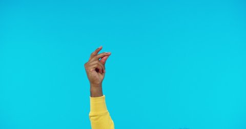 Woman Hand Snaps Her Fingers Over Stock Footage Video (100% Royalty ...