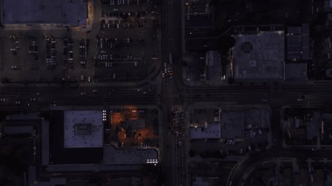 aerial birds eye overhead top down Stock Footage Video (100% Royalty ...