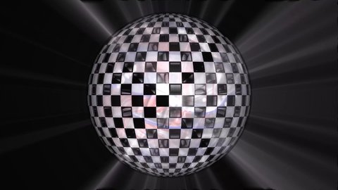 Checkerboard Sphere Spinning 3d Animation Stock Footage Video (100% ...