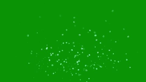 Flying Crystal Particles Motion Graphics Green Stock Footage Video (100 ...