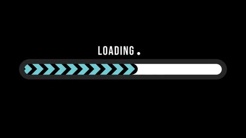 Loading Bar Animation Progress Bar On Stock Footage Video (100% Royalty ...