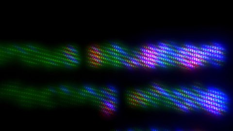 Abstract Dynamic Blinking Signs Bright Glowing Stock Footage Video (100 ...